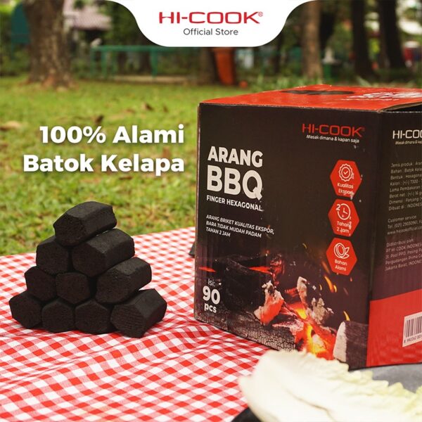 Jual Arang Briket untuk Sate dan Bakaran - Hi-Cook Official