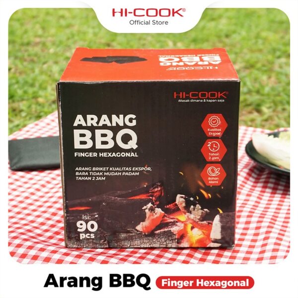 Briket Arang Batok Kelapa Untuk BBQ | Hi-Cook Official