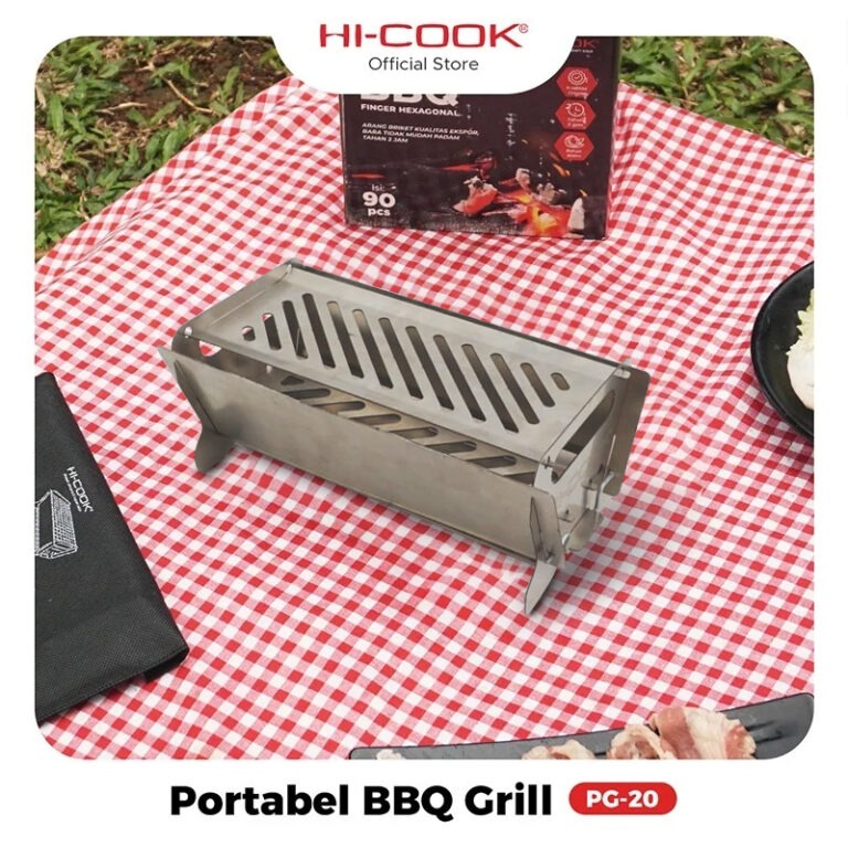 Pemanggang BBQ Portable Knockdown PG-20 | Hi-Cook Official